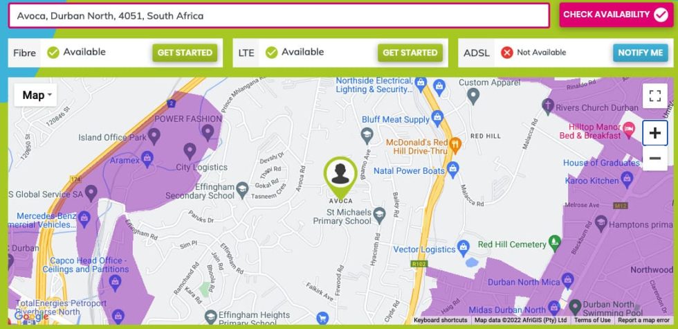 Fibre Coverage Map - Fibre In My Area 2024