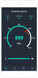 Speed Test - WIFI, Fibre, LTE, 3G, 4G and 5G Connections