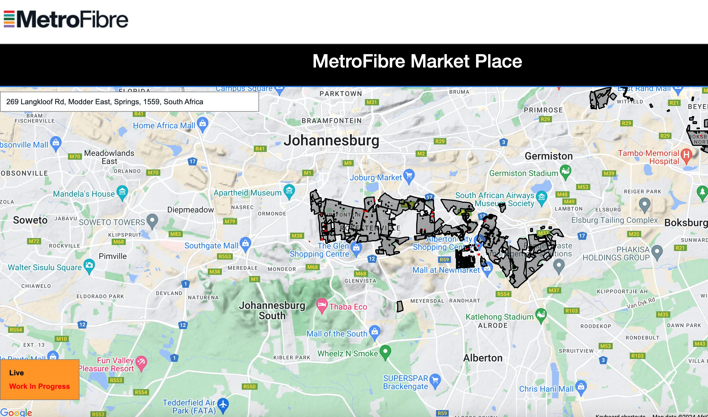 Metrofibre Coverage - Coverage Maps, Links & Helpful Guides